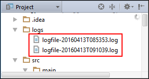 Logback Configuration Using Xml