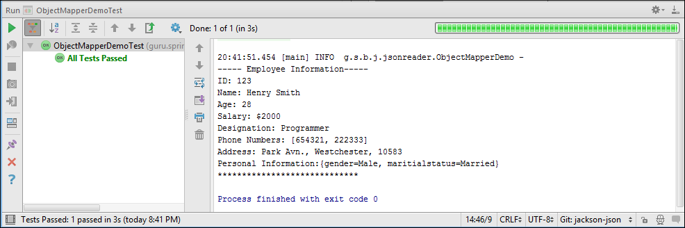 Processing Json With Jackson