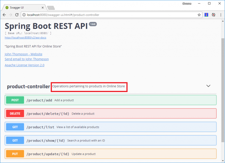 Spring Boot Restful Api Documentation With Swagger 2 Spring Framework Guru
