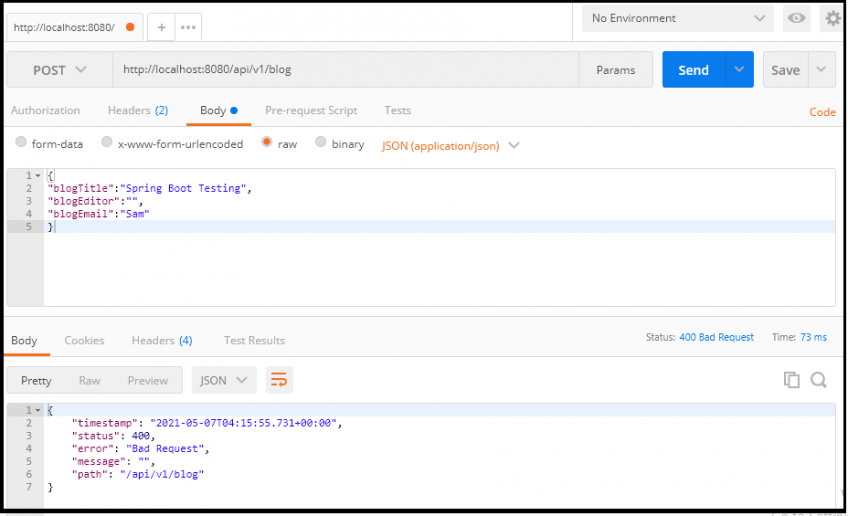 Bean Validation In Spring Boot Spring Framework Guru